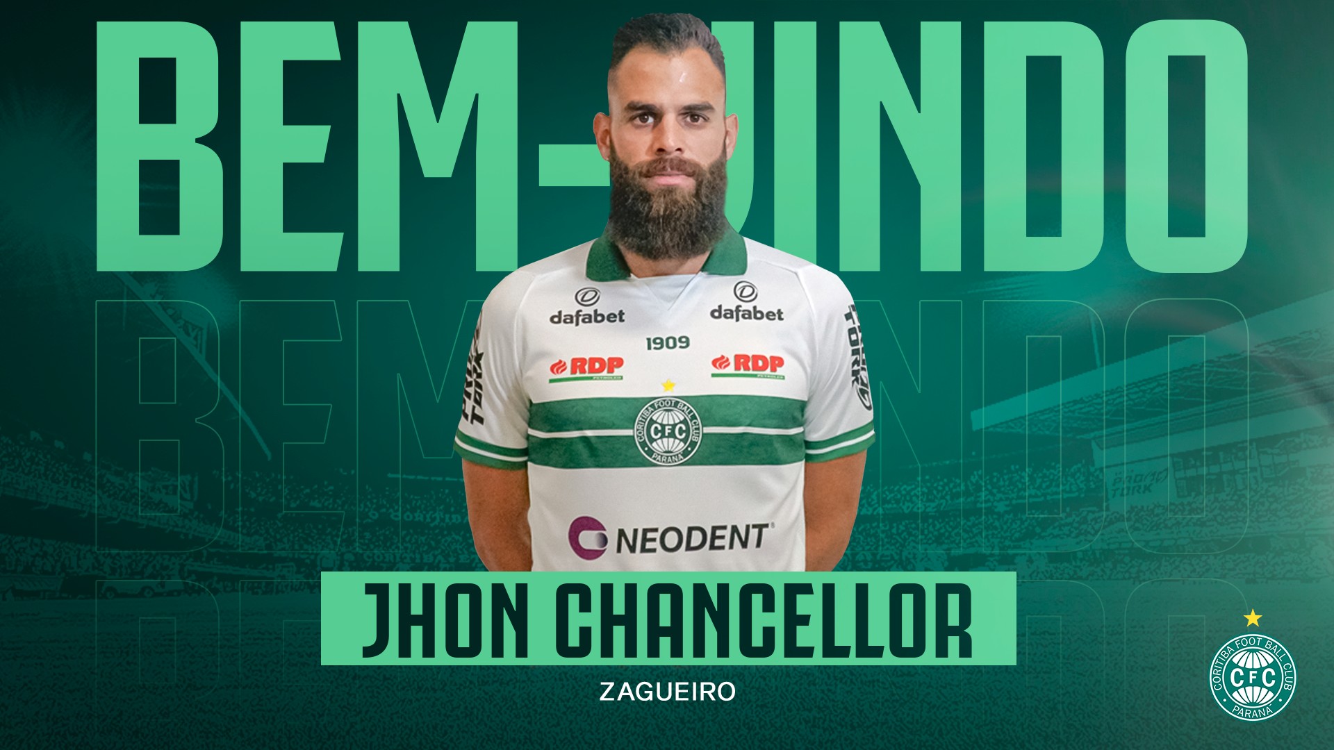 Coritiba confirma contratação do zagueiro Jhon Chancellor, da Venezuela ...
