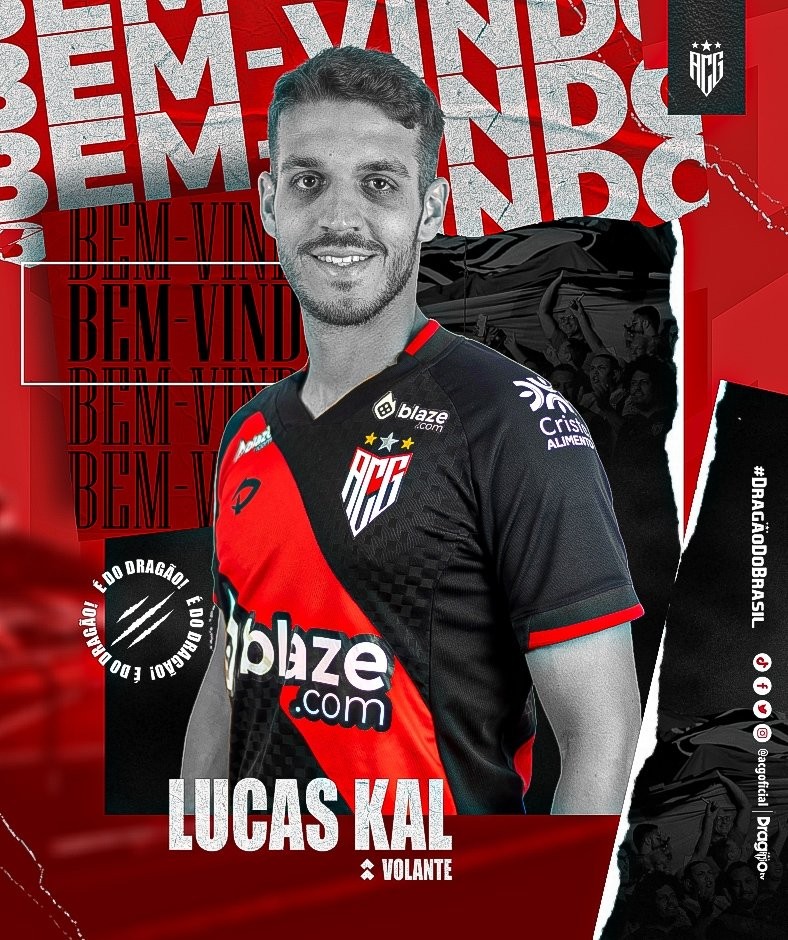 Atlético-GO anuncia contratação do volante Lucas Kal | Ge