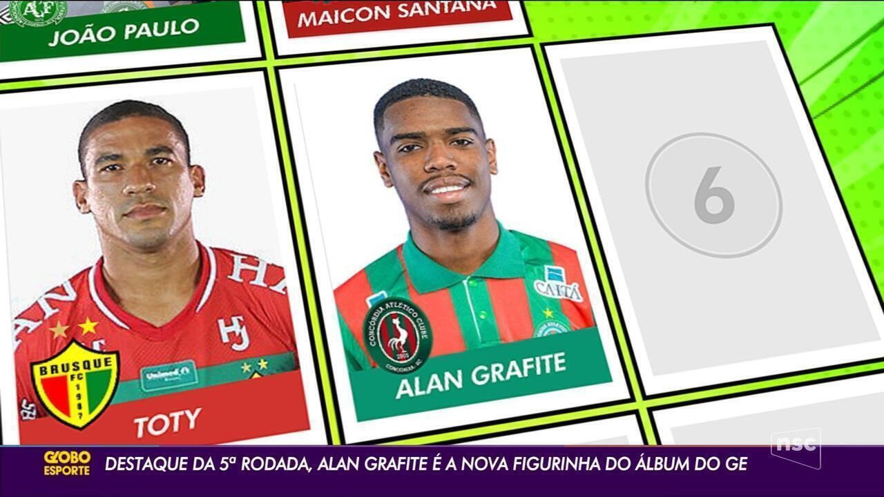 Álbum do ge #5: Alan Grafite, do Concórdia, é escolhido o craque da ...