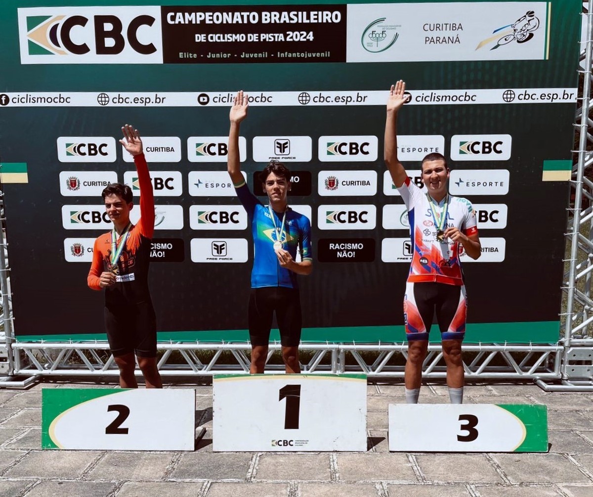 Após título inédito, Pedro Dourado é ouro três vezes no Brasileiro de Ciclismo de Pista 2024 ...