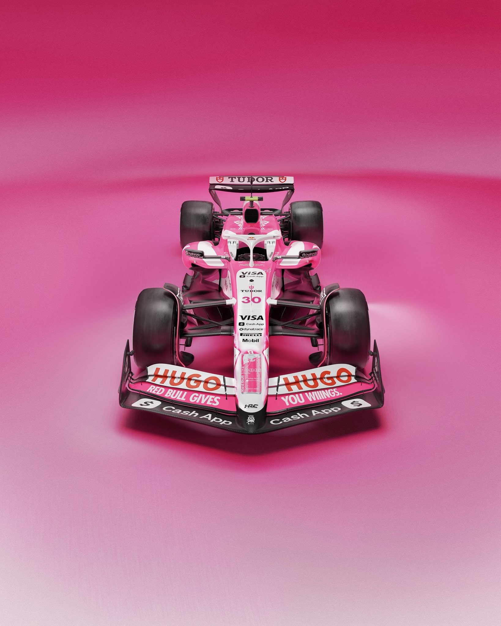 RB revela carro rosa para o GP de Miami da F1; confira fotos | Ge