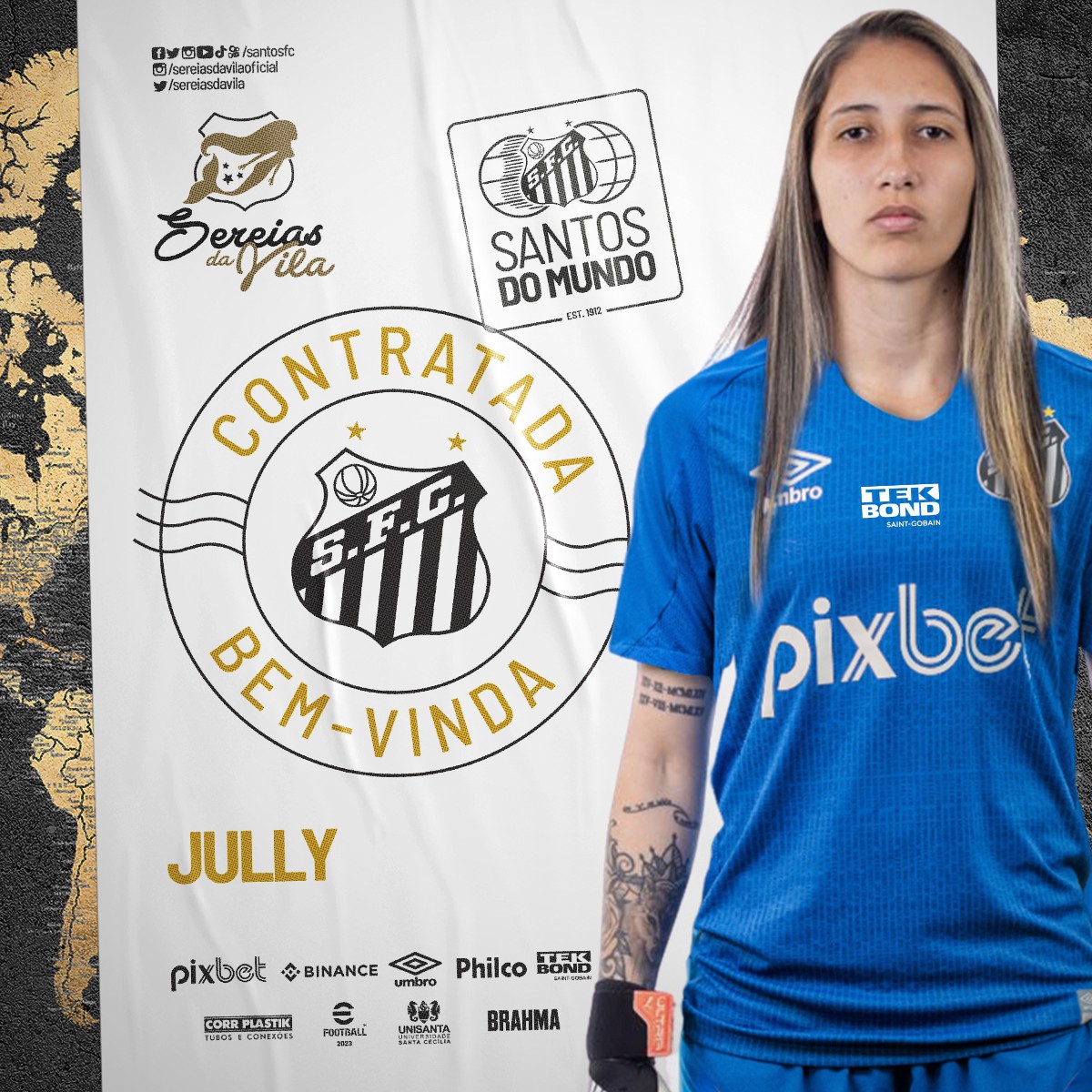 Santos acerta a contratação da goleira Jully para o time feminino ...