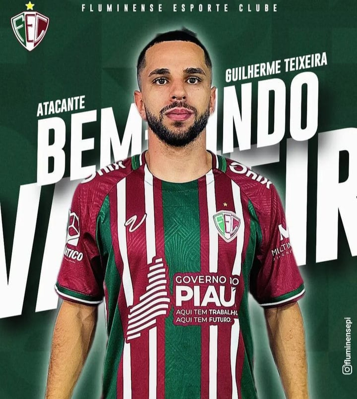 Fluminense-PI anuncia novo atacante, ex-Parnahyba, para disputa da ...