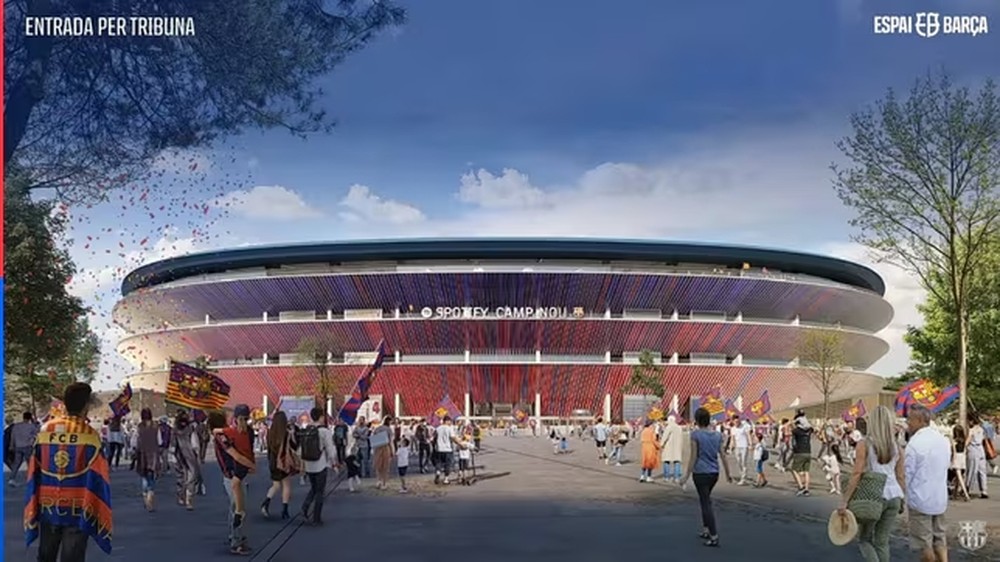 Projeto do novo Camp Nou é atualizado; veja como estádio do Barcelona ...