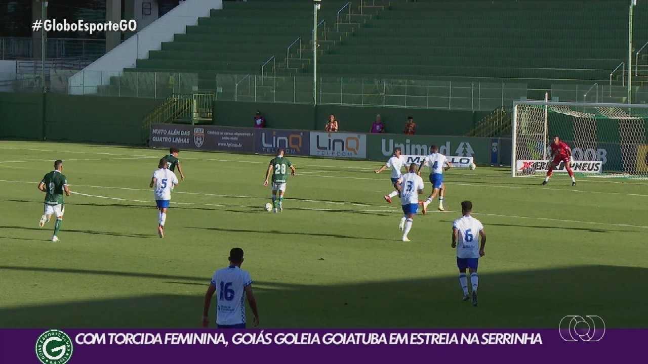 Lucas Rodrigues marca 1º gol profissional pelo Goiás | Ge