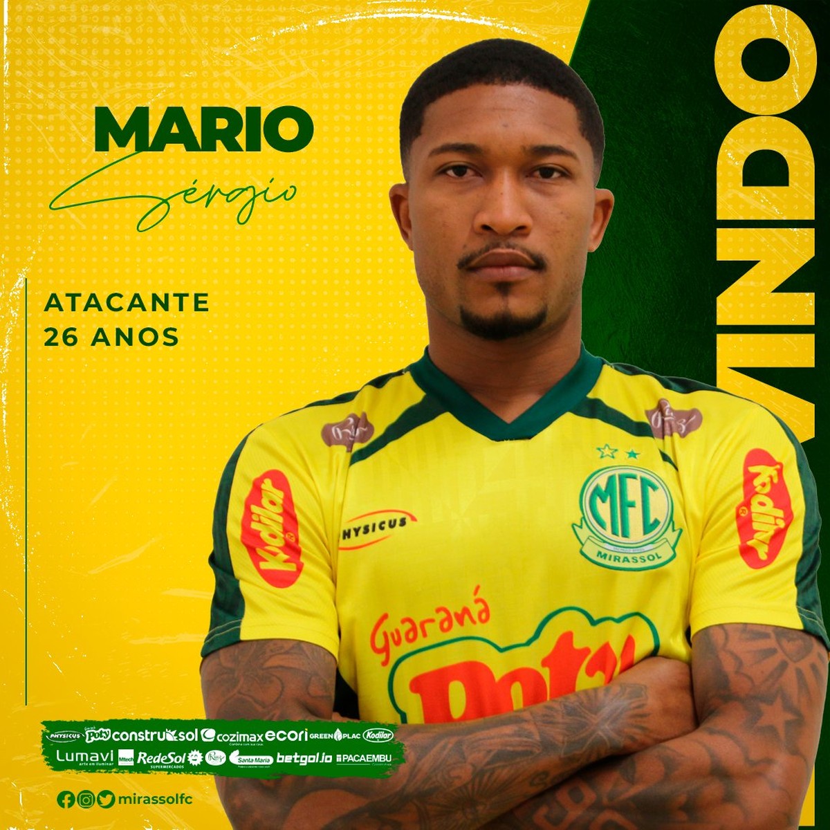 "Super Mário", artilheiro do país no 1º semestre, fica no Brasil por ...