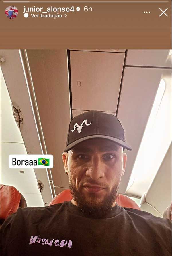 Junior Alonso posta foto a caminho do Brasil, e torcida do Vasco se ...