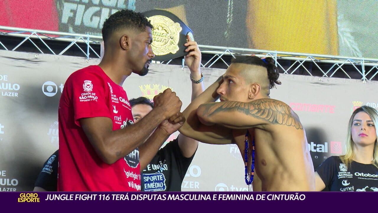 Jungle Fight 116: com todos no peso, evento tem duas disputas de título ...