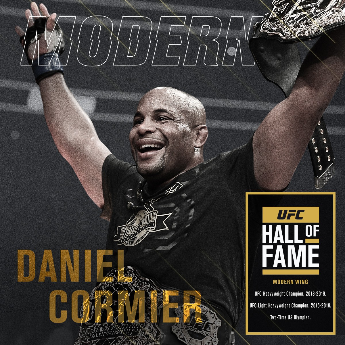Daniel Cormier é nomeado para "Ala Moderna" do Hall da Fama do UFC ...