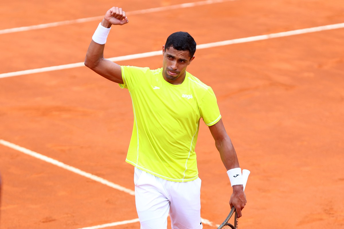 Thiago Monteiro garante vaga nas Olimpíadas de Paris 2024 | olimpíadas | ge