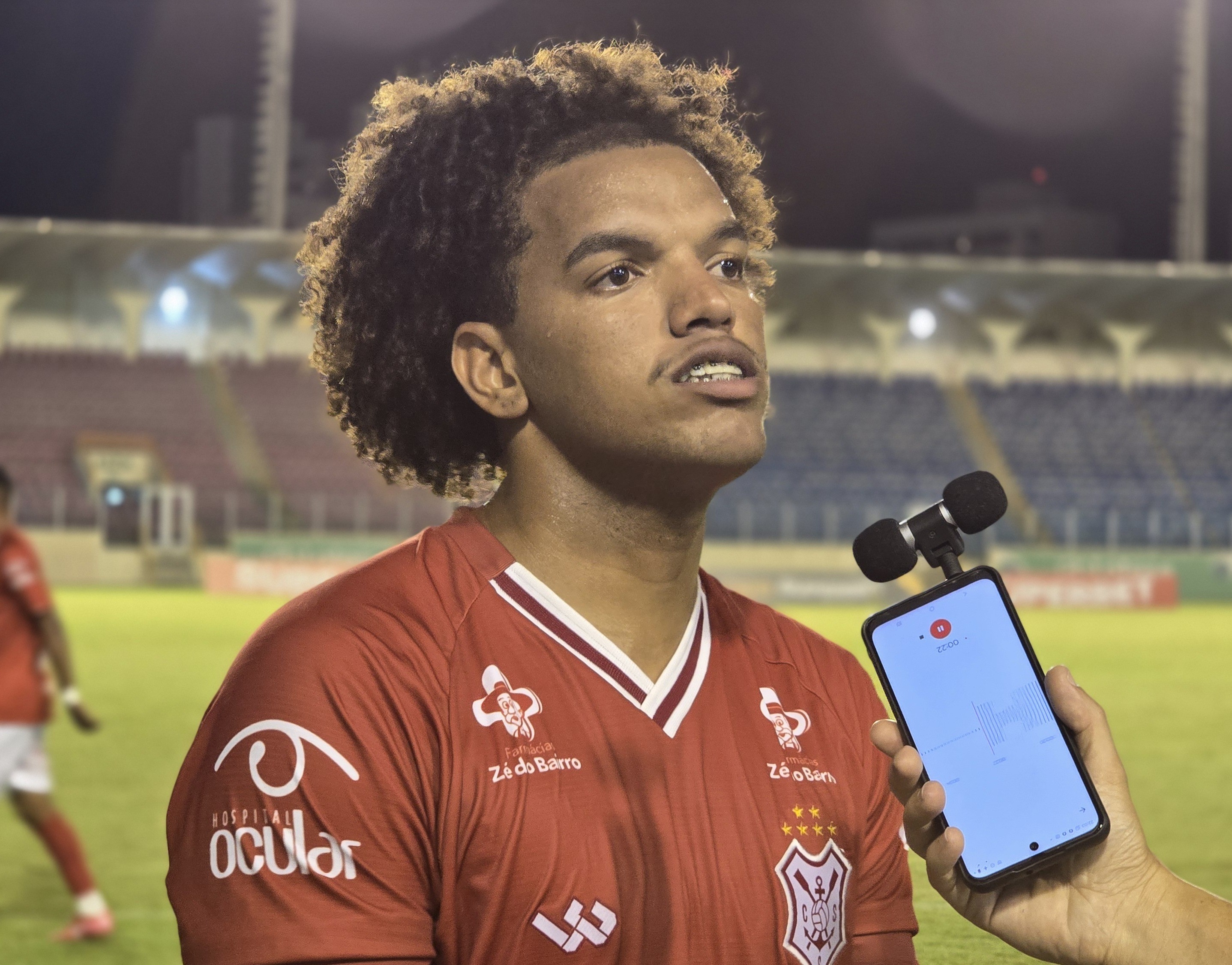 Thierry comemora primeiro gol pelo Sergipe em vitória sobre Gloriense | Ge