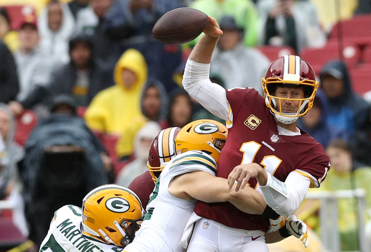 Redskins param Aaron Rodgers e vencem o Green Bay Packers