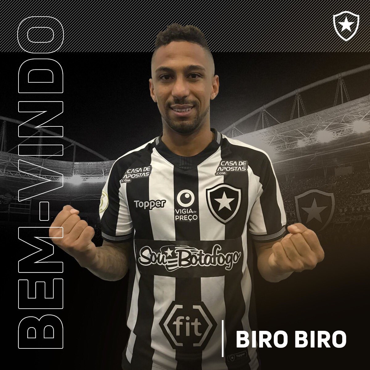 Botafogo anuncia Biro Biro, registra contrato no BID e atacante pode ...