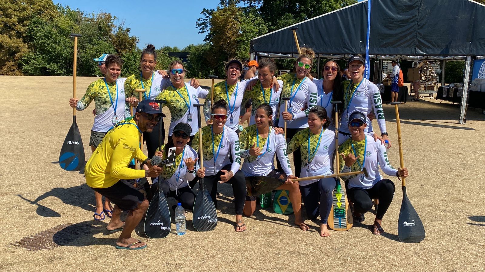 Brasil conquista mais duas medalhas no Mundial de canoa havaiana | Ge