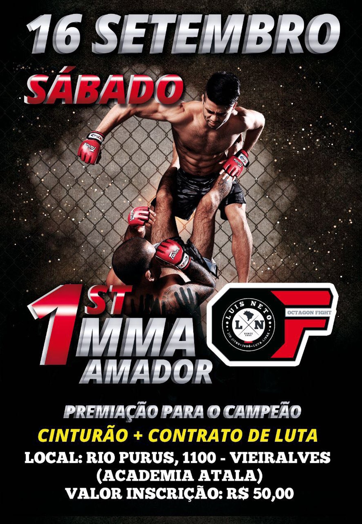 Manaus sedia 1º campeonato de MMA amador e inscrições estão abertas ...