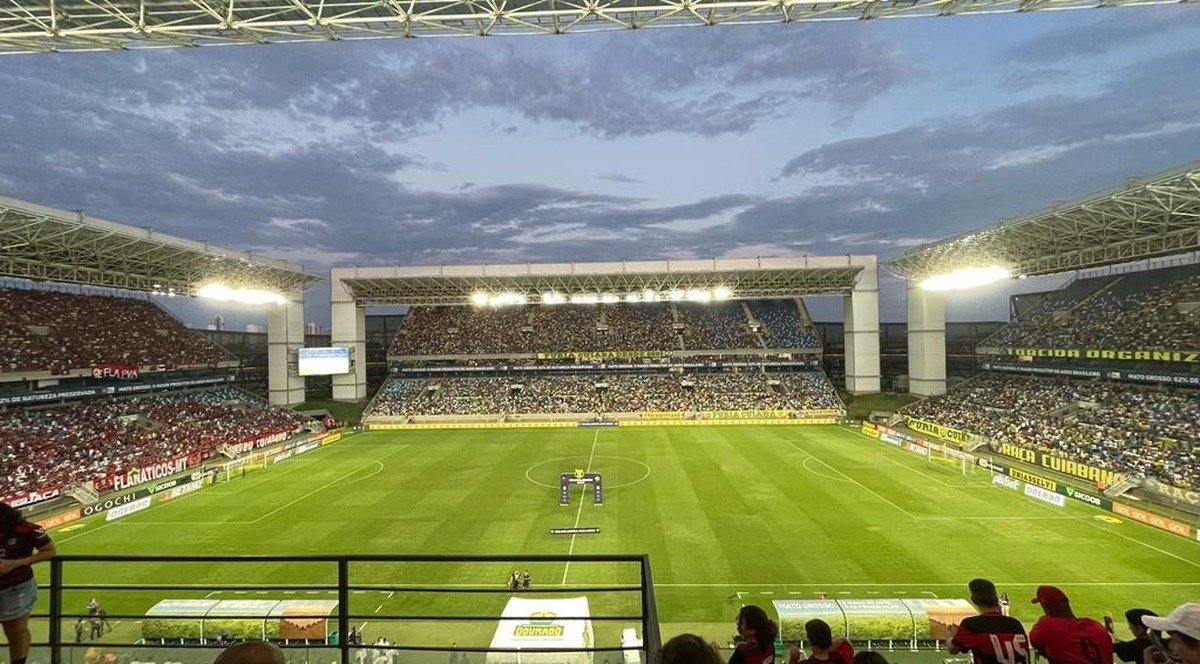 Cuiabá quebra recorde contra o Flamengo e registra seu maior público ...