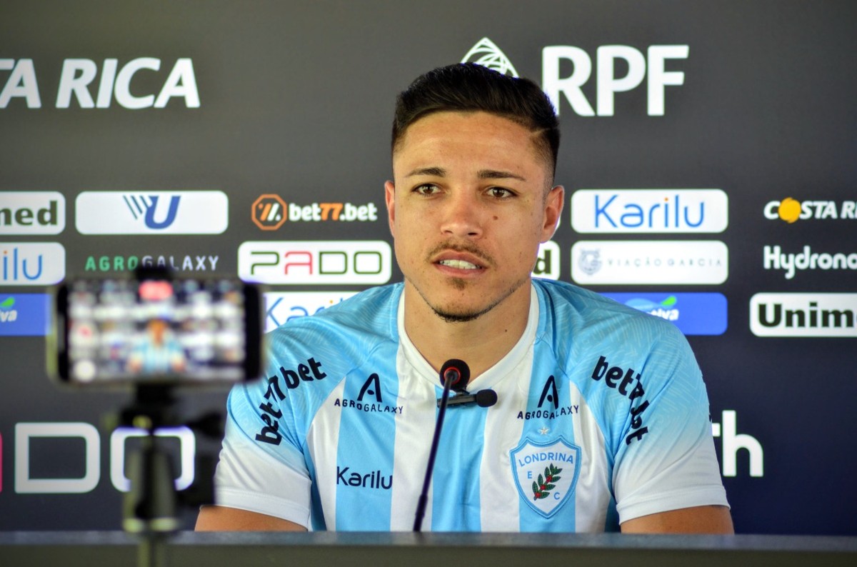 Mais dois: Londrina anuncia o meia Lucas de Sá e o atacante Ruan Lima | londrina | ge