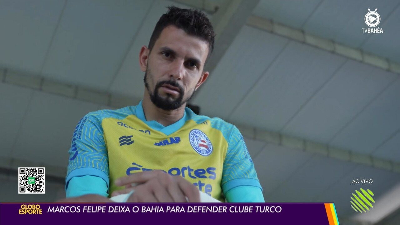 Bahia oficializa empréstimo de Marcos Felipe ao Eyüpspor | Ge