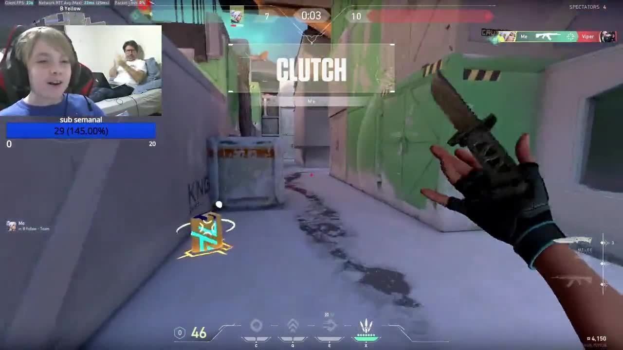 Valorant: streamer de 11 anos impressiona até pai ao vencer clutch | Ge