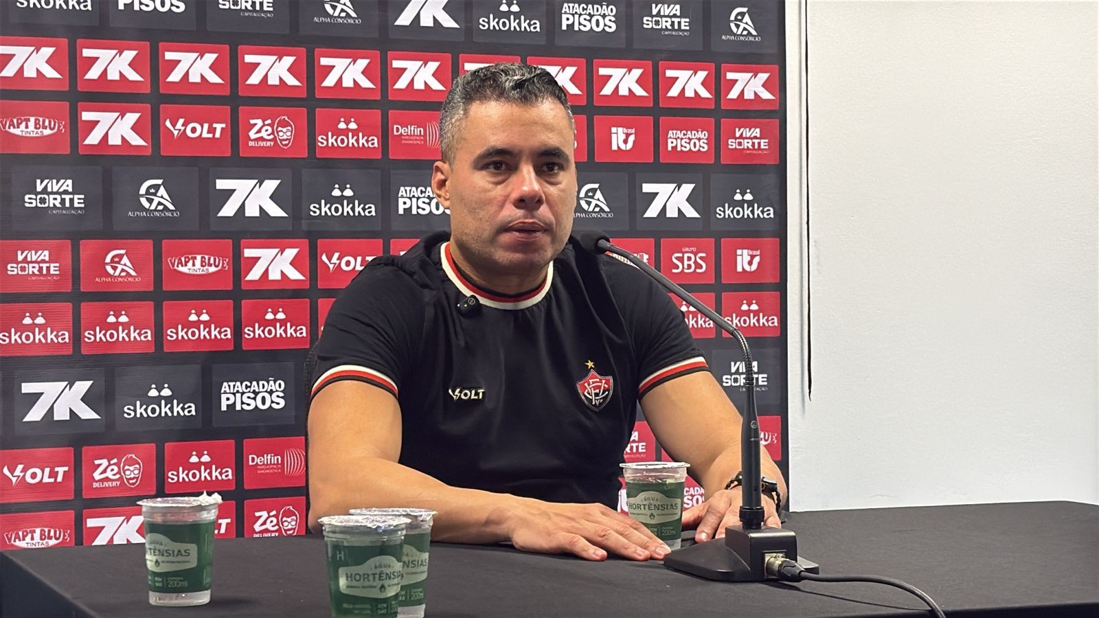 Jair Ventura reclama de gols em sequência e postura do Vitória | Ge