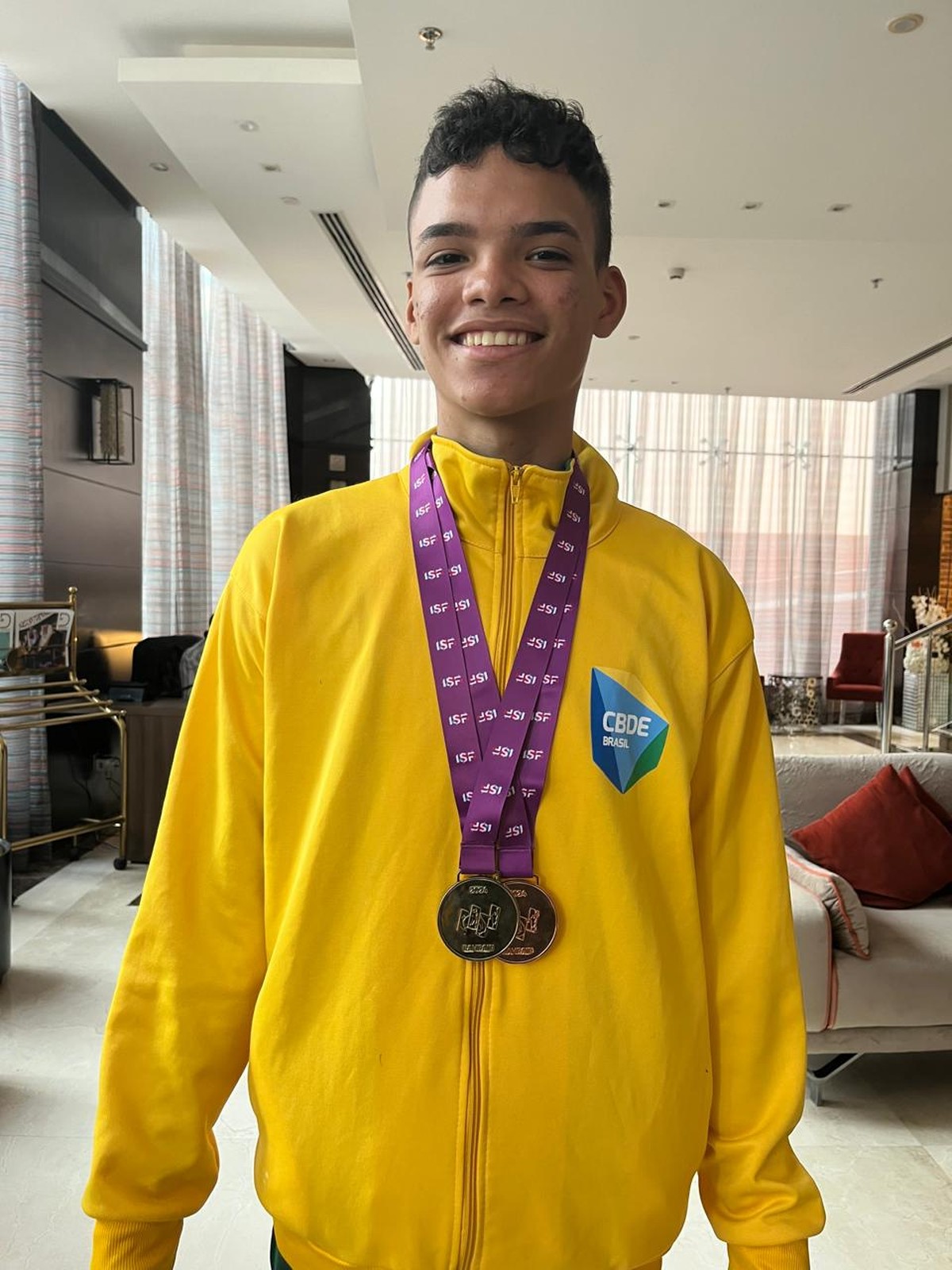 Gabriel Vicente fatura duas medalhas para o Brasil na Gymnasiade do ...