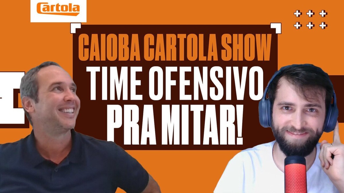 Caioba Cartola Show: Caio e Strashow escalam time ofensivo pra mitar na ...