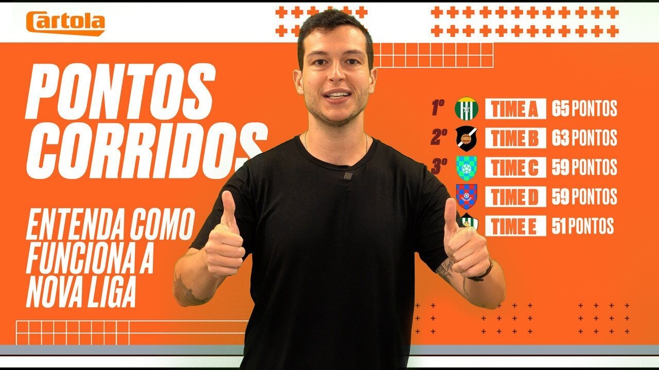 Cartola 2024: entenda como funciona a nova Liga de Pontos Corridos | Ge