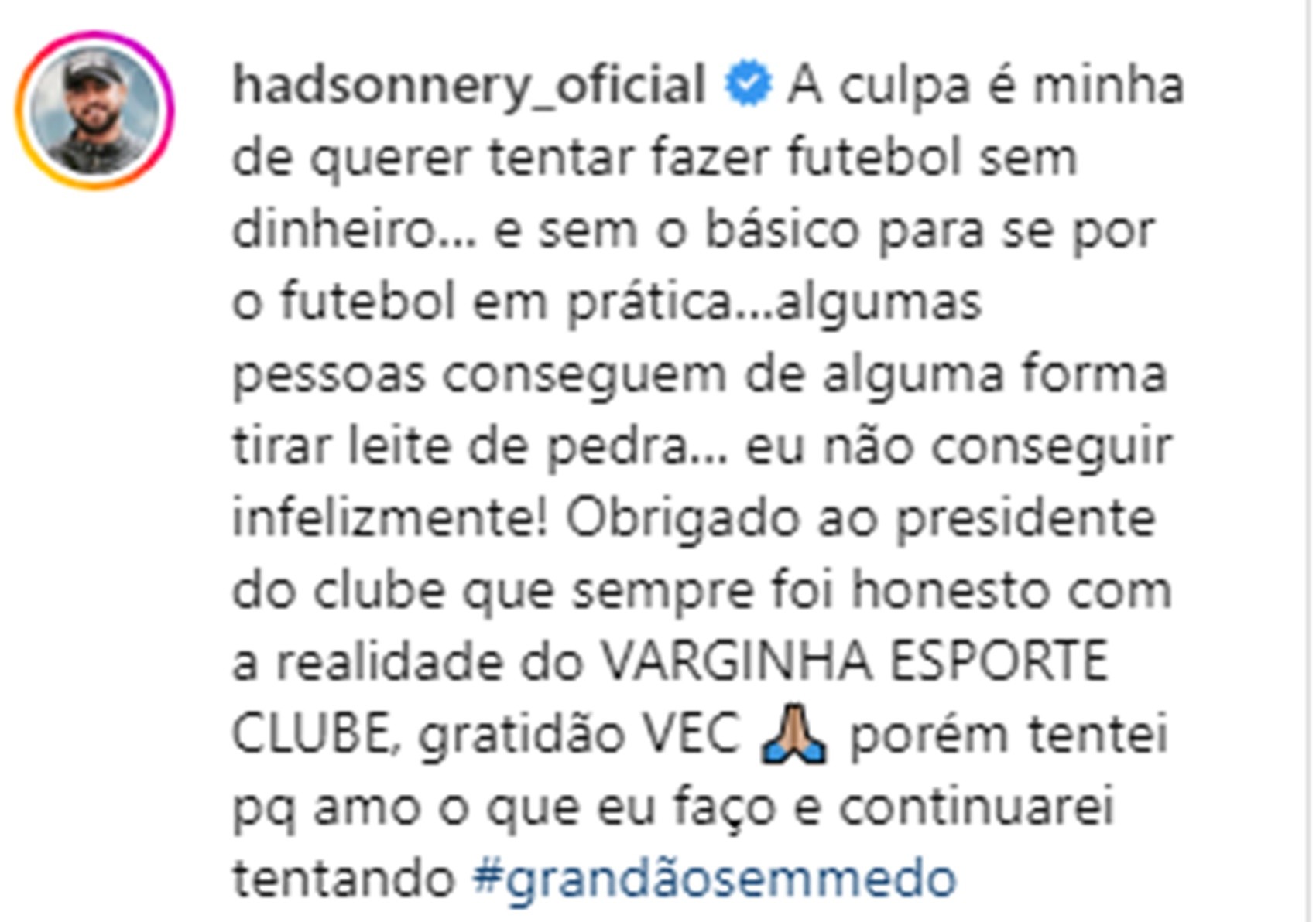 Demitido, ex-BBB Hadballa diz que não conseguiu “tirar leite de pedra ...