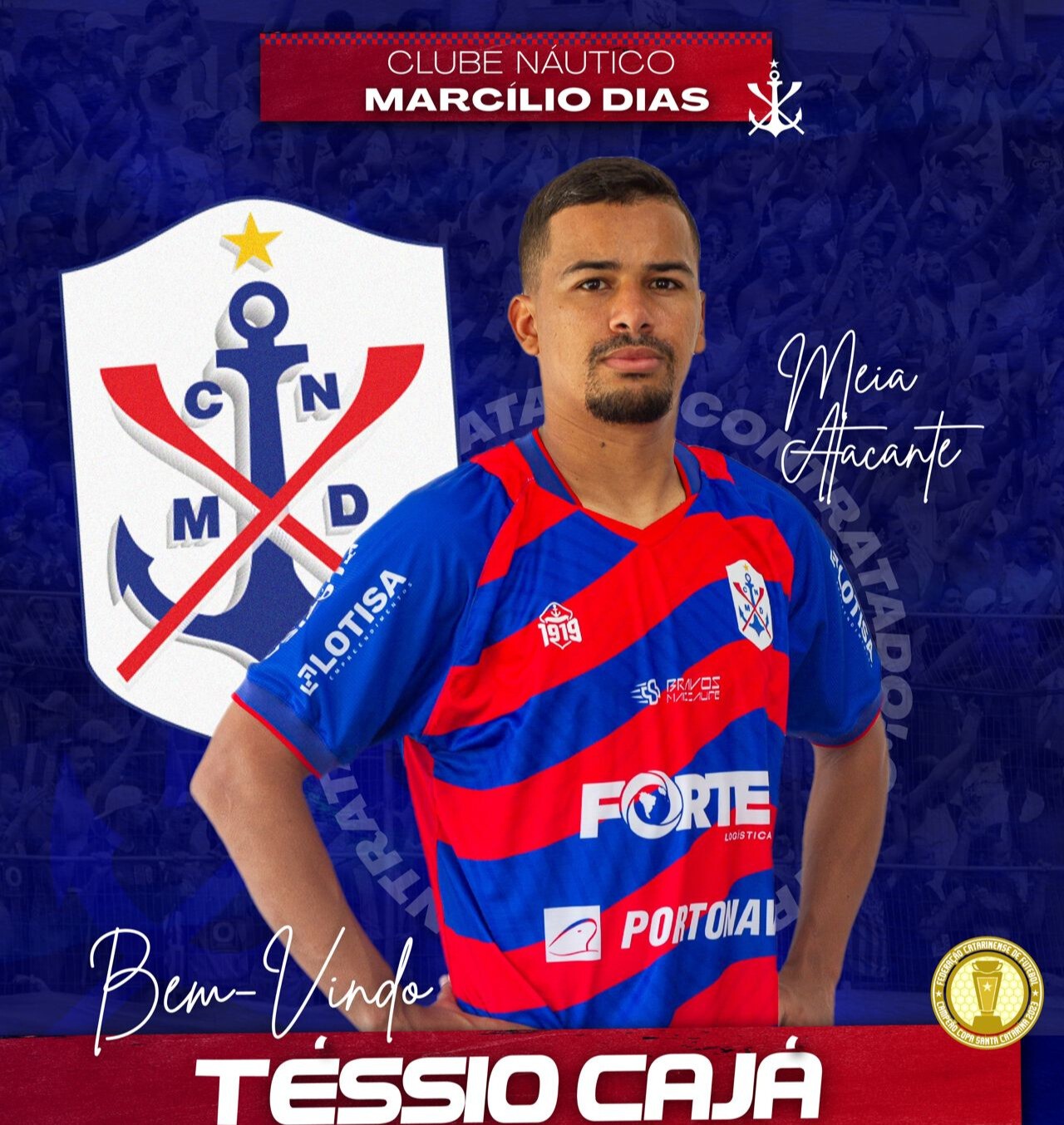 Téssio Cajá é novo reforço do Marcílio Dias | Ge