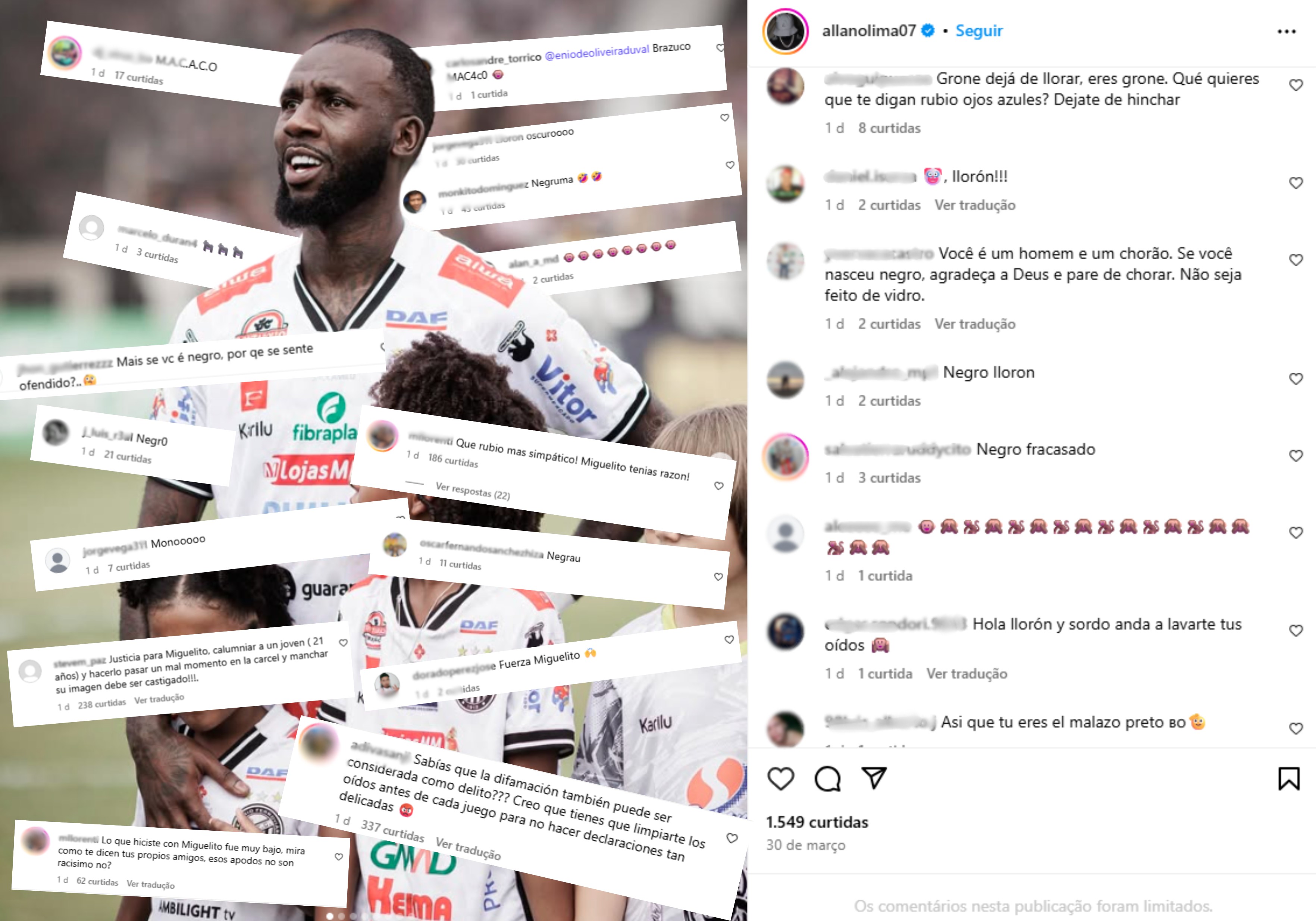 Allano, do Operário-PR, é alvo de racismo nas redes sociais | Ge