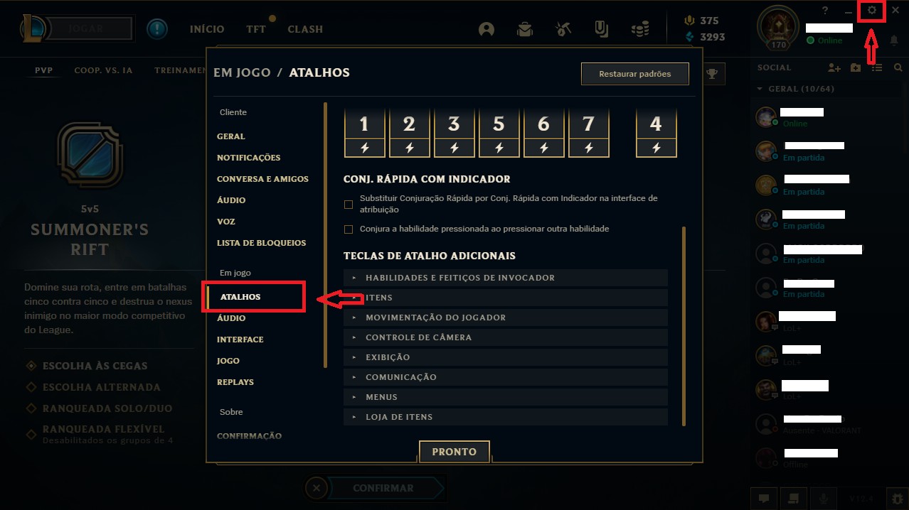 Comandos do LoL: os principais atalhos do teclado | Ge