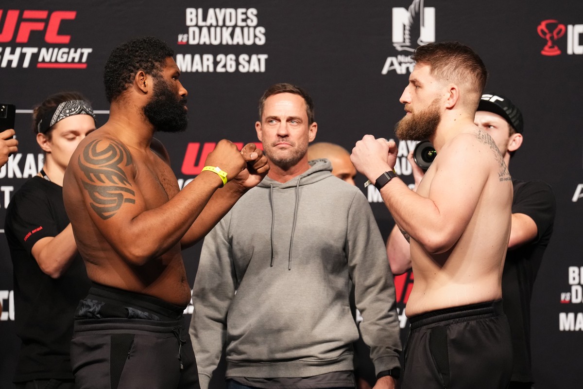 UFC Columbus tem pesagem sem sustos, mas com encaradas sérias e duras ...