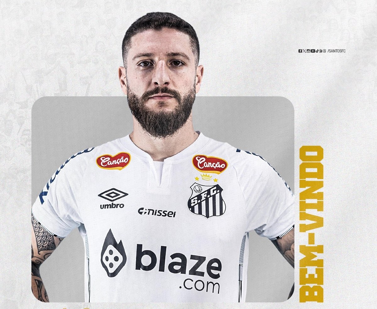 Santos anuncia Zé Rafael como reforço até a temporada de 2027 | Ge