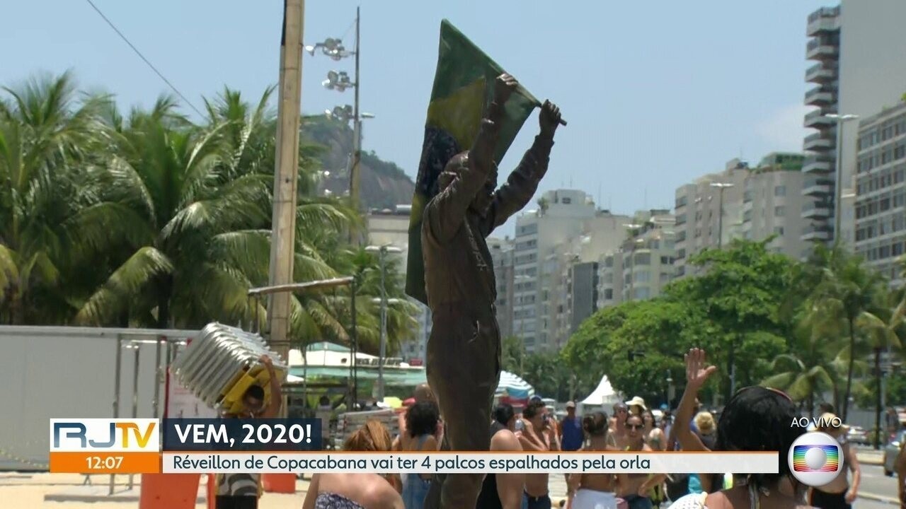 Copacabana ganha estátua de Ayrton Senna às vésperas do réveillon | Ge
