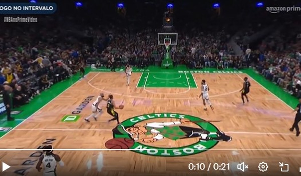 NBA: Haliburton faz cesta do meio da quadra em Celtics x Pacers