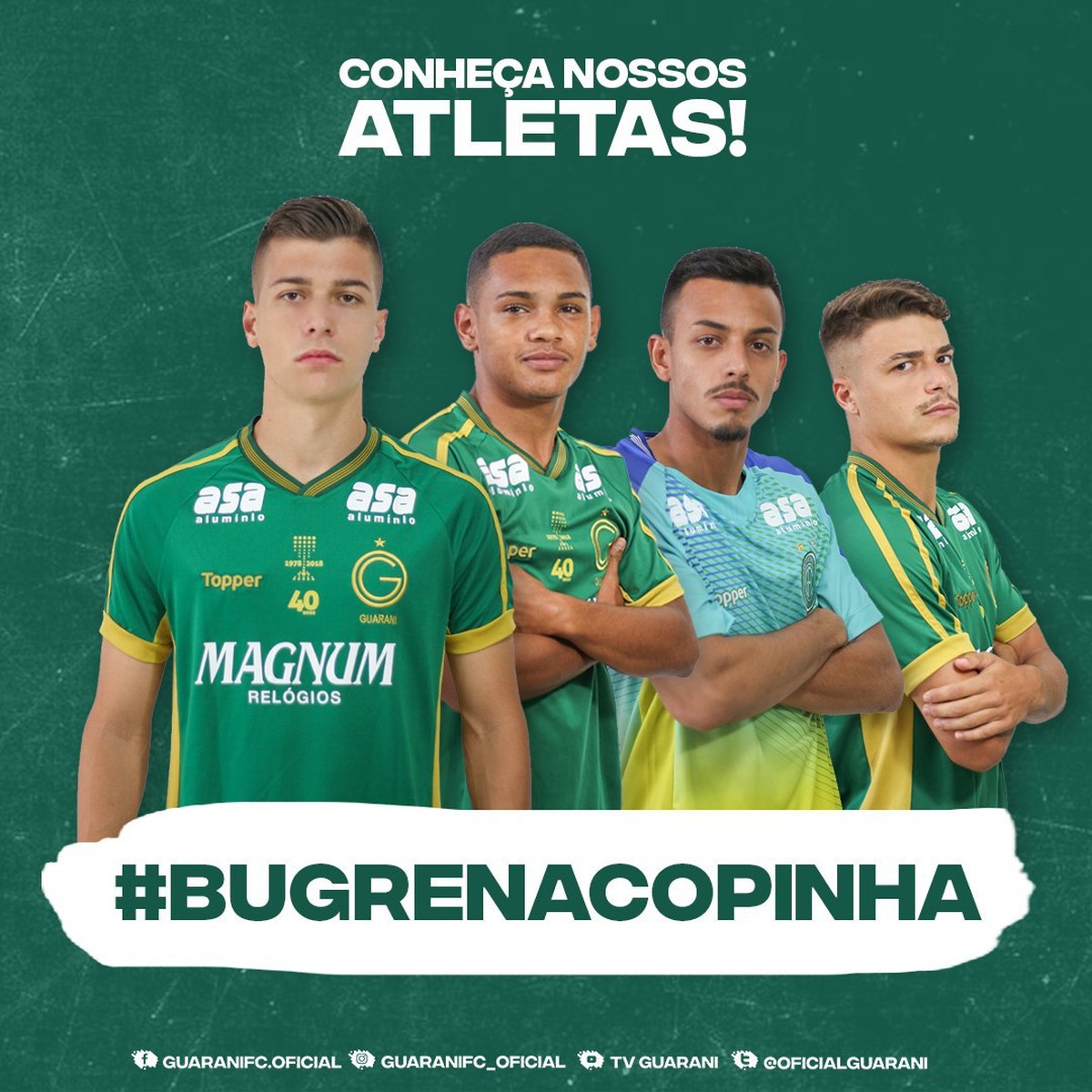 Com dois do elenco principal, Guarani confirma lista de inscrição para ...