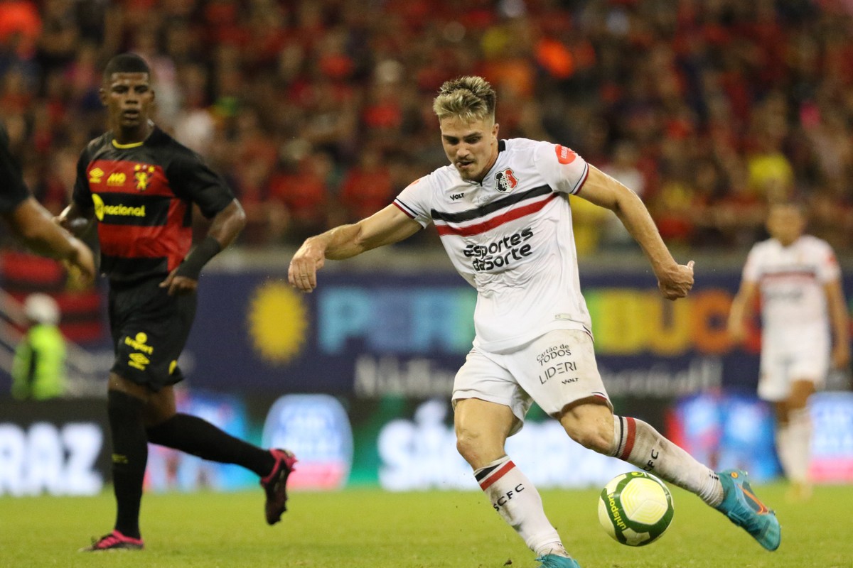 Matheus Melo fala em aprendizado no Santa Cruz após derrota para o ...