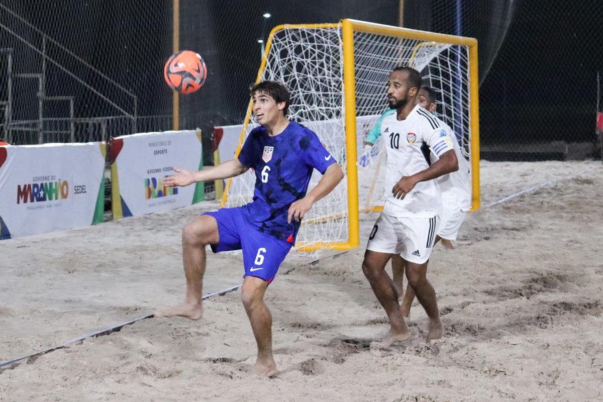 Futebol de areia: Brasil mantém 100%, e Estados Unidos garante primeira ...