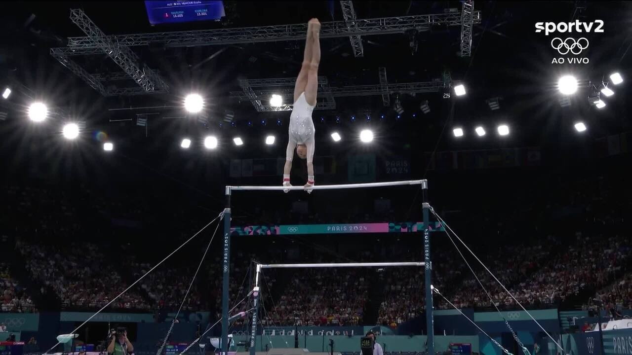 Argelina dá show nas barras assimétricas, chora e conquista o ouro em ...