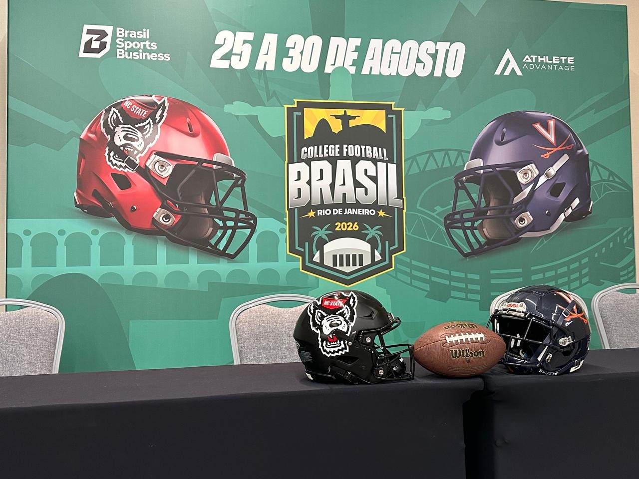 Jogo de college football é cancelado no Rio e retorna para os EUA | Ge