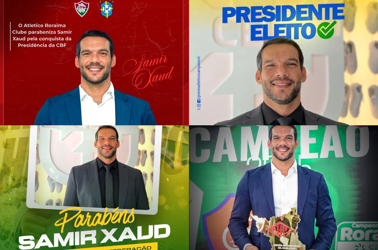 Federação, dirigentes e clubes de Roraima parabenizam Samir Xaud por ...