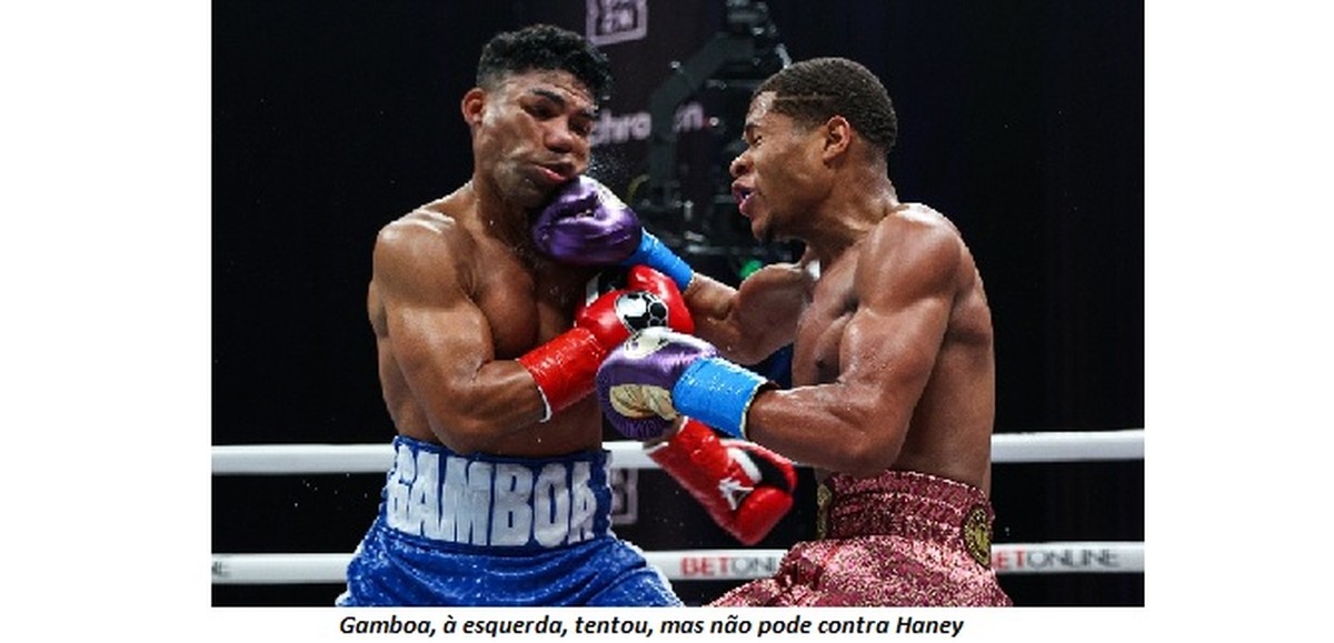 Haney confirma favoritismo e derrota Gamboa | blog do daniel fucs | ge
