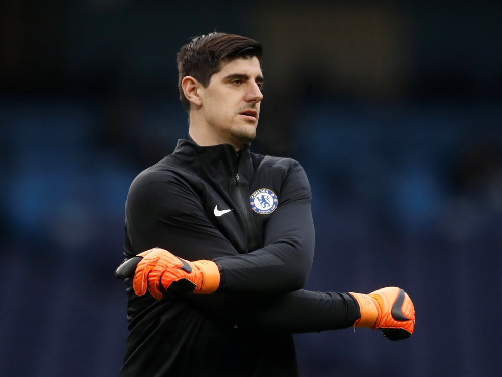 Thibaut Courtois Treinamento Do Chelsea