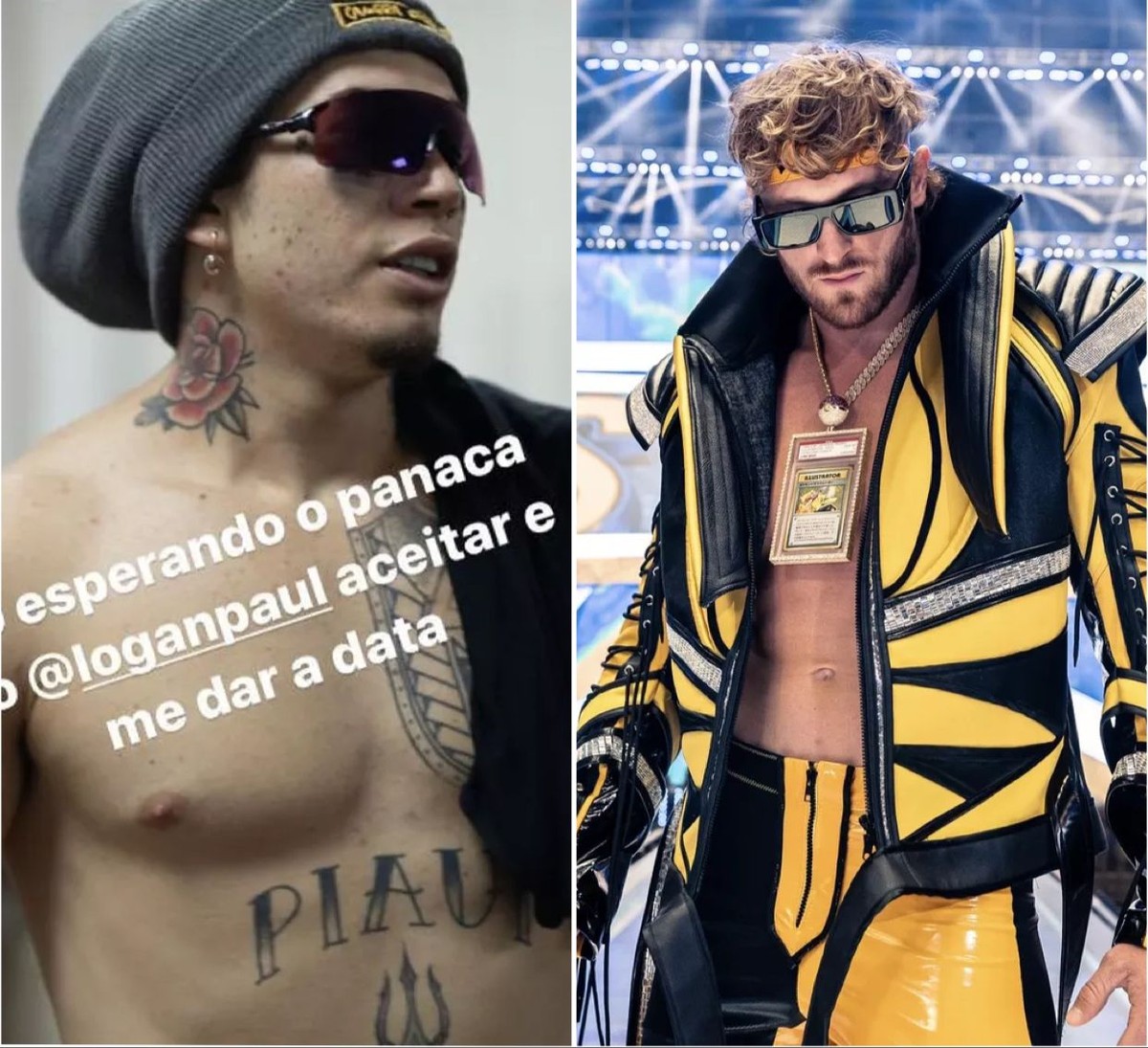 Whindersson Nunes reforça desejo de encarar Logan Paul no boxe: "Só ...