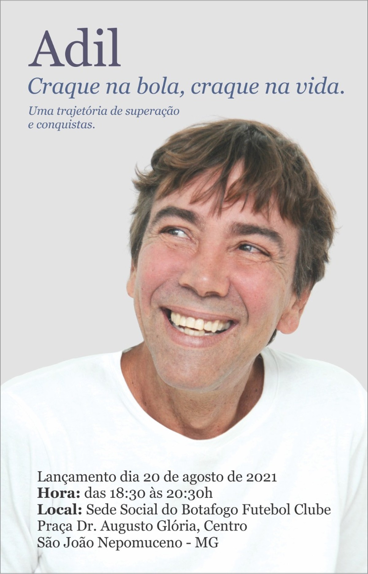 História de Adil, ex-meia de Cruzeiro, Corinthians e Grêmio, vira livro ...