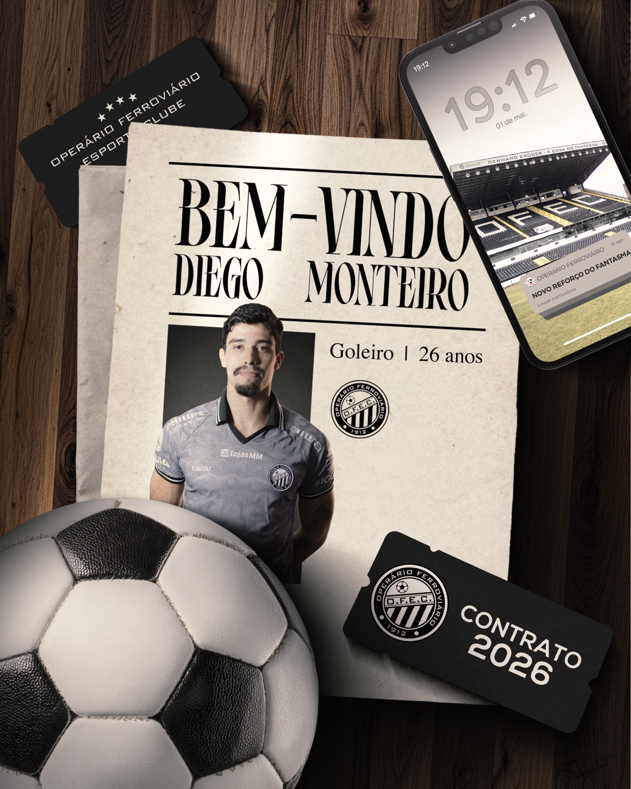 Operário-PR anuncia goleiro Diego Monteiro, destaque do Paranaense | Ge