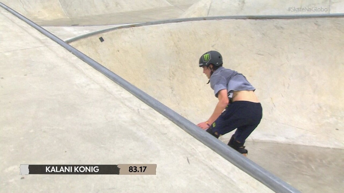 Kalani Konig domina e vence skate park no STU em Porto Alegre | skate | ge