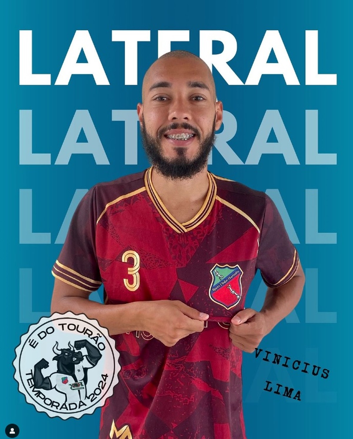 Lateral-esquerdo de 26 anos ex-São Borja-RS é reforço do Humaitá para ...