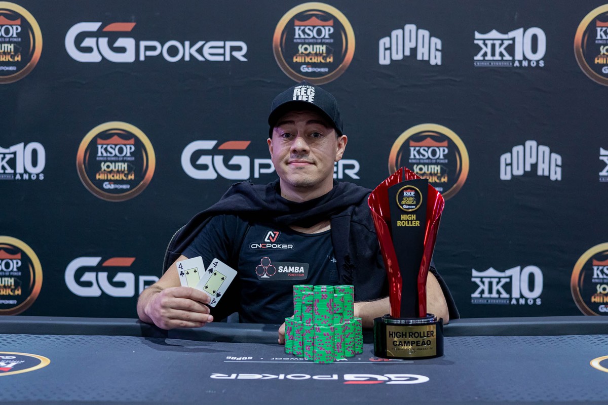 Saymon Dias vence último High Roller do KSOP e fatura R$ 670 mil ...