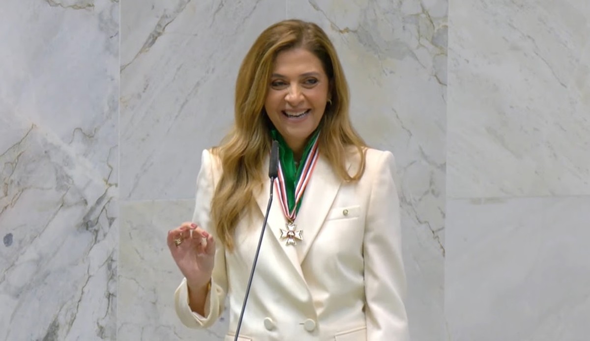 Leila é premiada por deputados e diz: "O Palmeiras é exemplo para ...